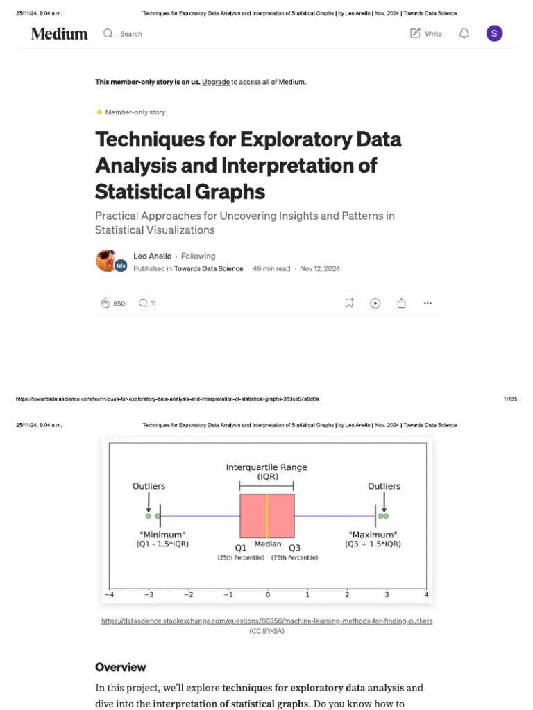 Techniques for EDA and interpretation - TDS | PDF