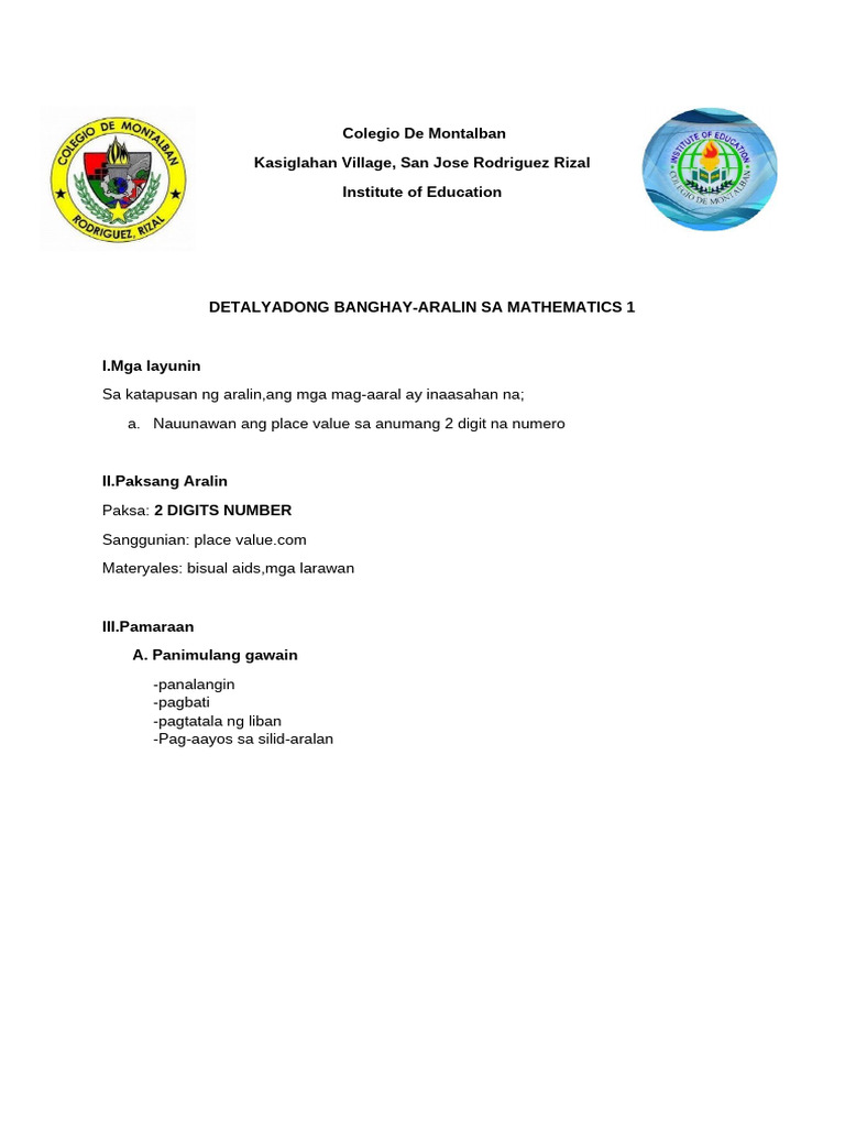 BANGHAY ARALIn | PDF