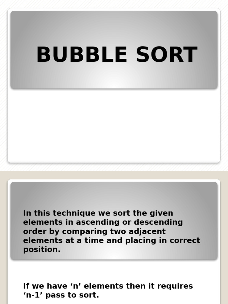 Revision Tour Sorting | PDF | Algorithms And Data Structures | Algorithms