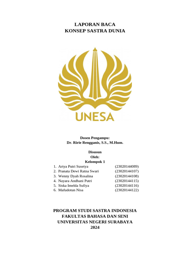 Laporan Baca Kelas 2023c (1) | PDF