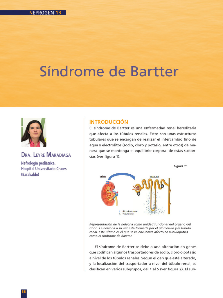 Sindrome de Bartter | PDF | Potasio | Química