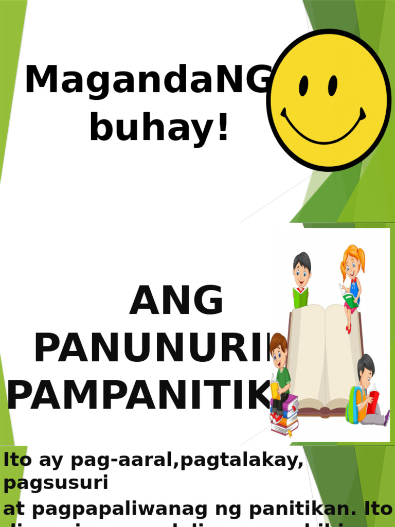 Panitikang Panlipunan II - Panunuring Pampanitikan | PDF