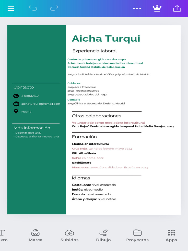 TU CV AICHA - Catálogo | PDF