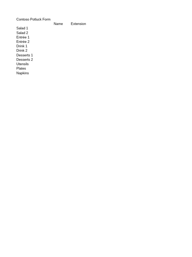 5_3 Contoso Potluck 03 | PDF