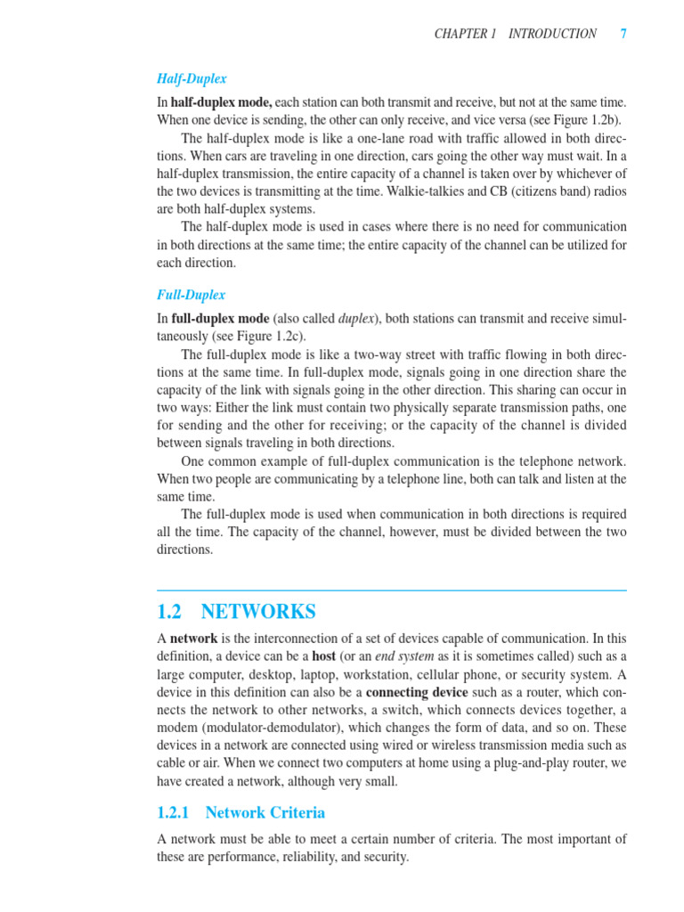 Lesson-2 | PDF | Duplex (Telecommunications) | Network Topology