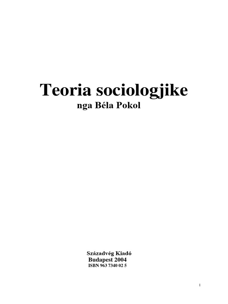 Teoria_sociologjike | PDF