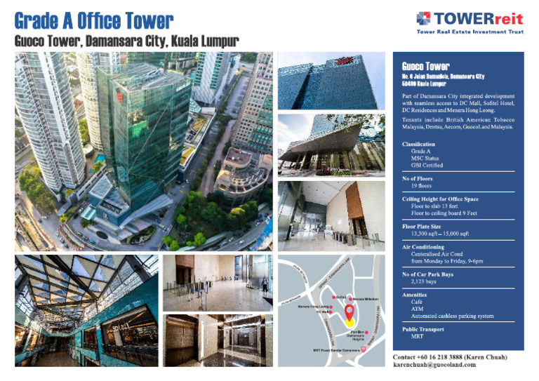 Guoco Tower Fact Sheet | PDF