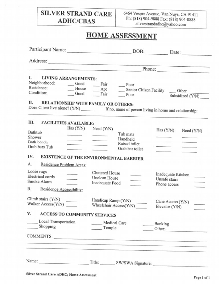 2024 Home Assessment | PDF