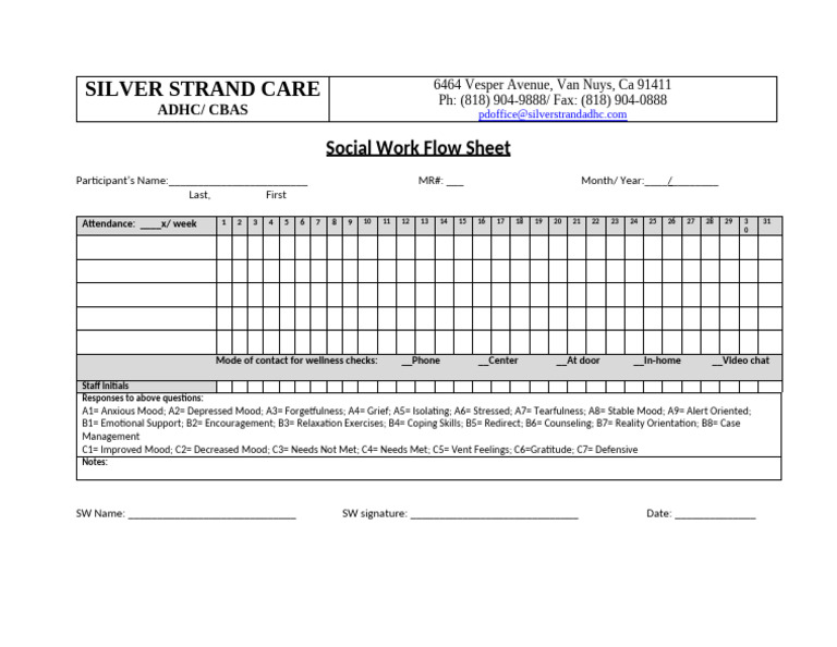 SW Flow Sheet 2023 - Template | PDF