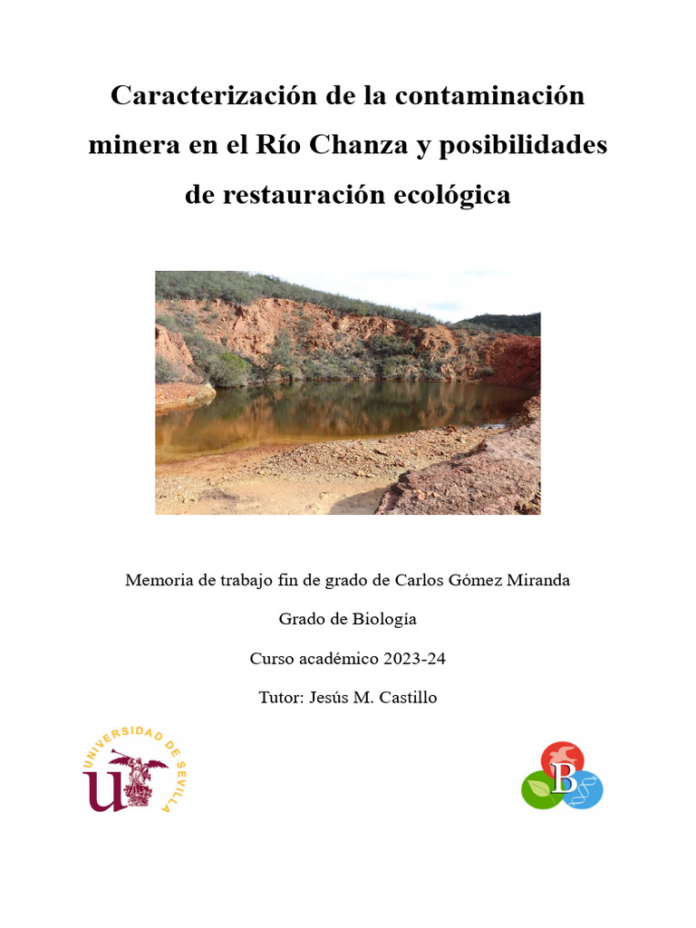 Caracterización de La Contaminación Minera en El Río Chanza y ...