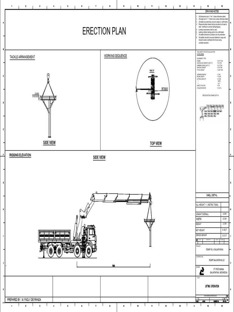Erection Plan - TMC 8 | PDF