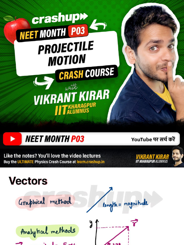 NEET P03 Projectile Motion | PDF