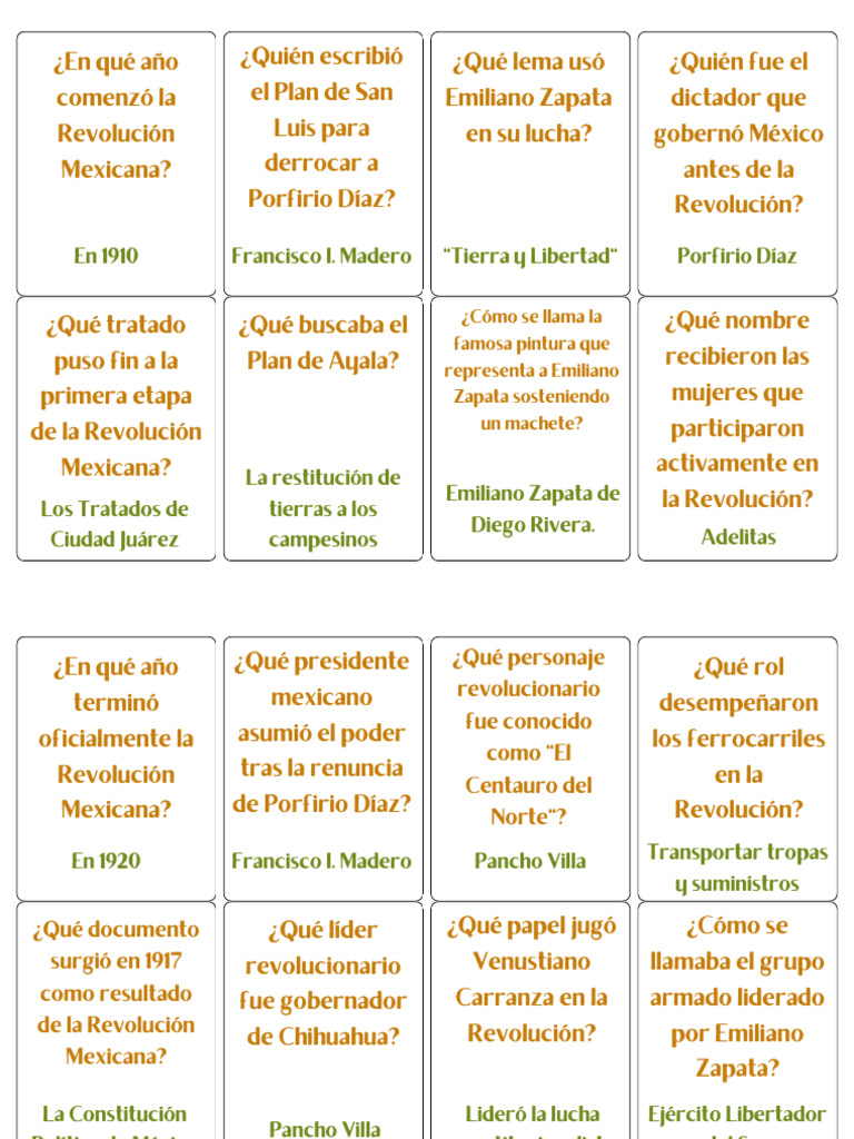 Tarjetas Educativas Civilizaciones Mesoamericanas Ilustrativas Verde y ...