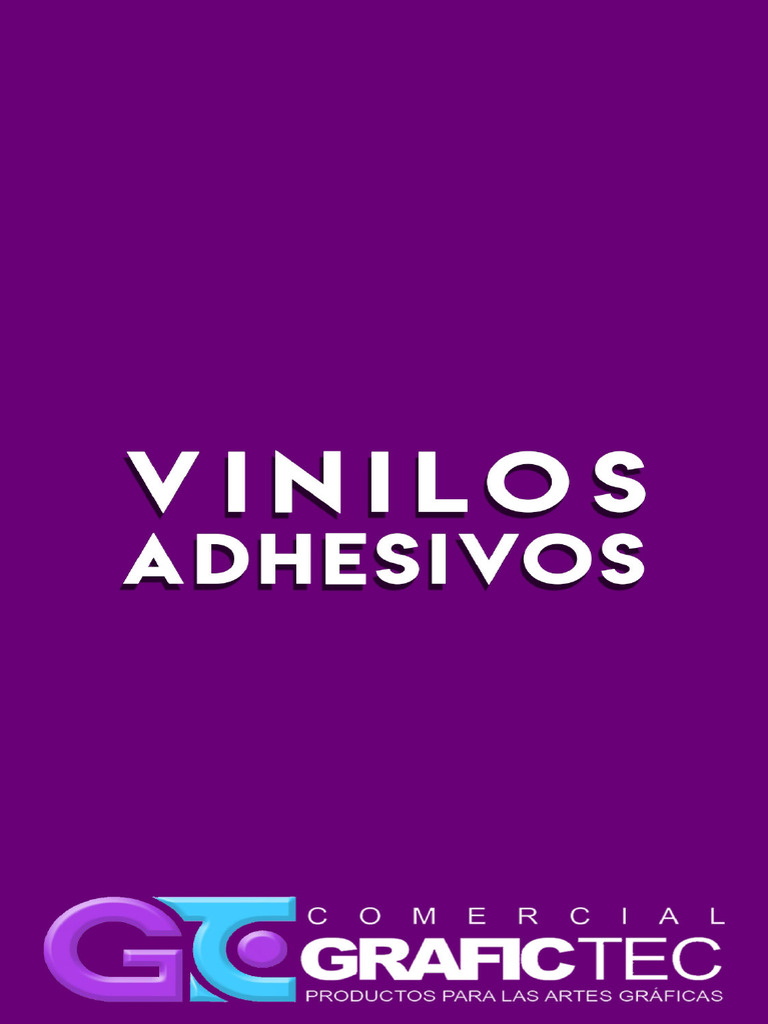 Vinilos Adhesivos - Grafictec 1122 (2) | PDF