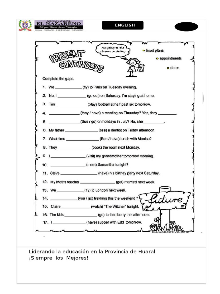 ESQUEMA DE SEPARATA - Ingles | PDF