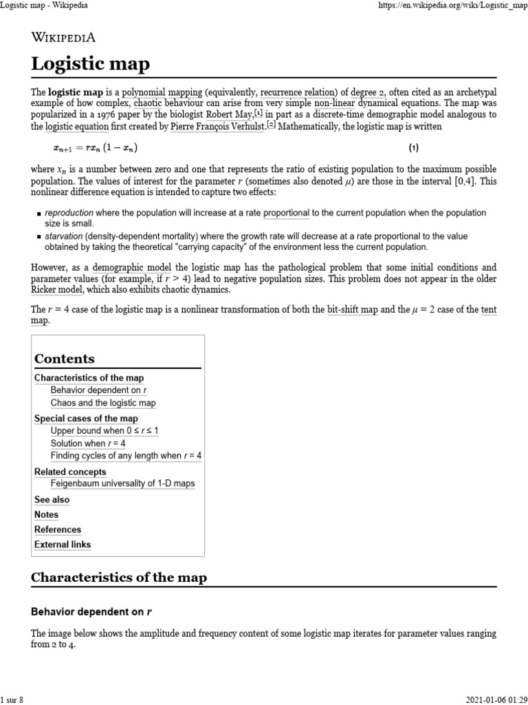 Understanding the Logistic Map | PDF | Chaos Theory | Mathematics