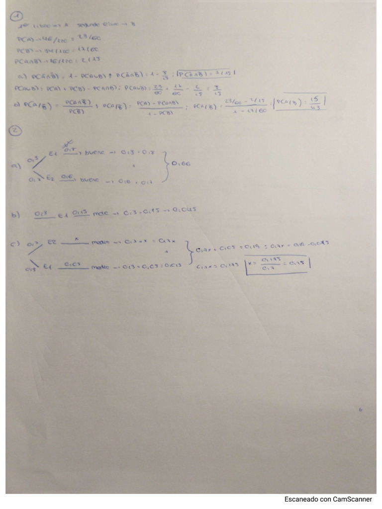 María Marín González Hoja01 Probabilidad | PDF