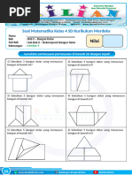 Soal Matematika Kelas 4 - Bangun Datar (Alvaro) | PDF