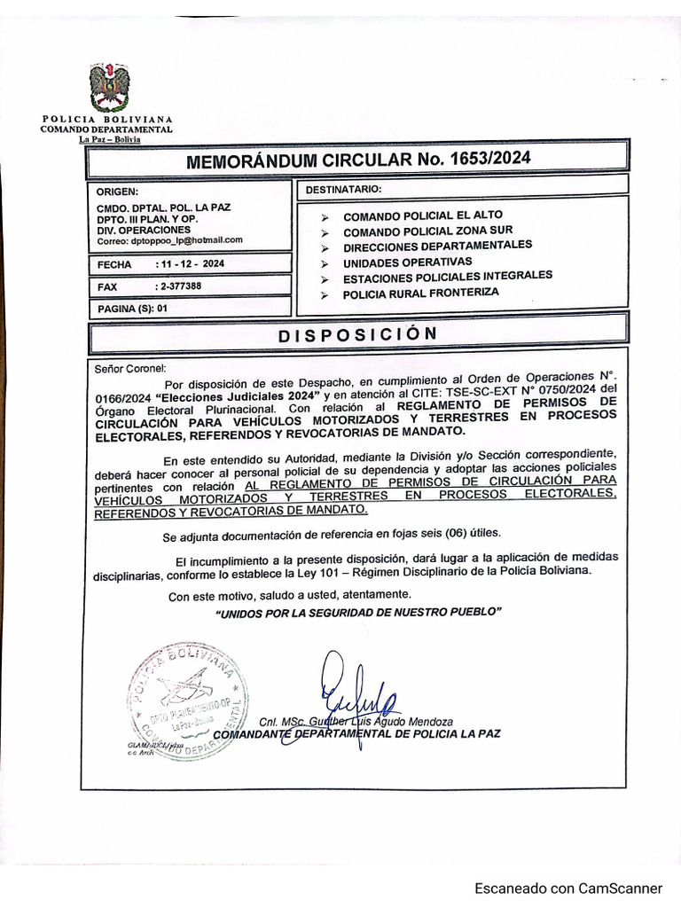 MEMORANDUM CIRCULAR N. 16532024 | PDF
