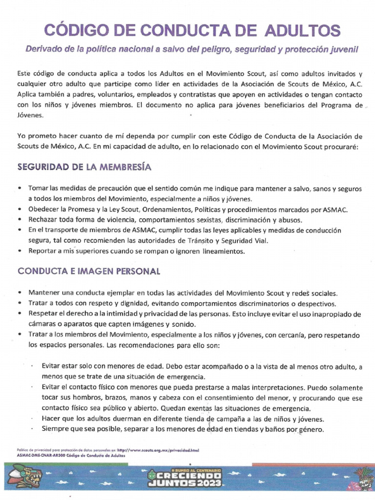 Codigo Conducta 201124 | PDF