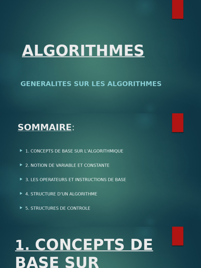 ALGORITHMES | PDF | Informatique | Informatique