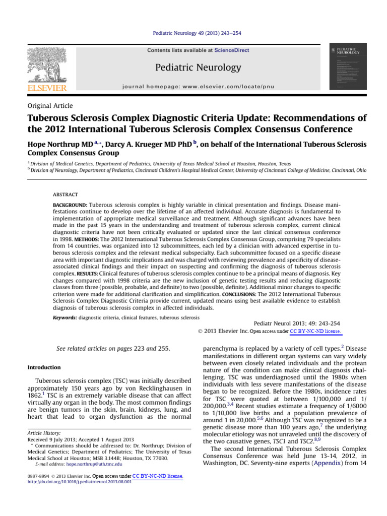 01_Actualización criterios diagnósticos complejo esclerosis tuberosa ...