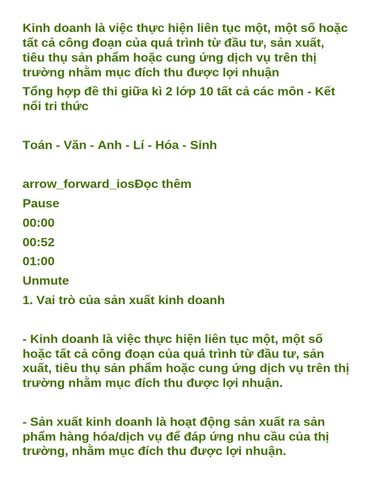 Bài tập tiếng anh 10 | PDF