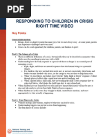 TCI Stress Model of Crisis Overview | PDF | Stress (Biology) | Psychology