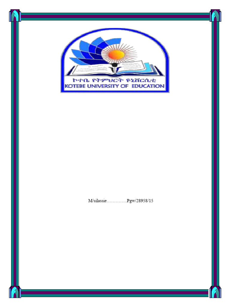 Dagmawit M R.proposal Draft 11111 | PDF | Leadership | Feminism