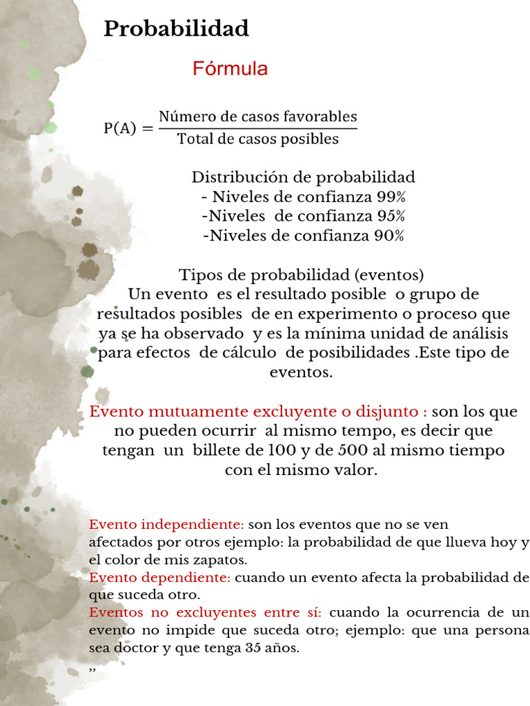 Conceptos Básicos de Probabilidad | PDF