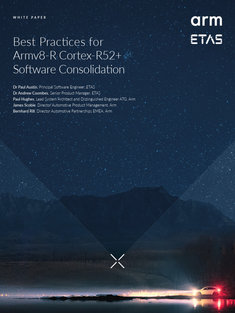 Best Practices For Armv8 R Cortex r52 St2 Whitepaper | PDF | Virtual ...