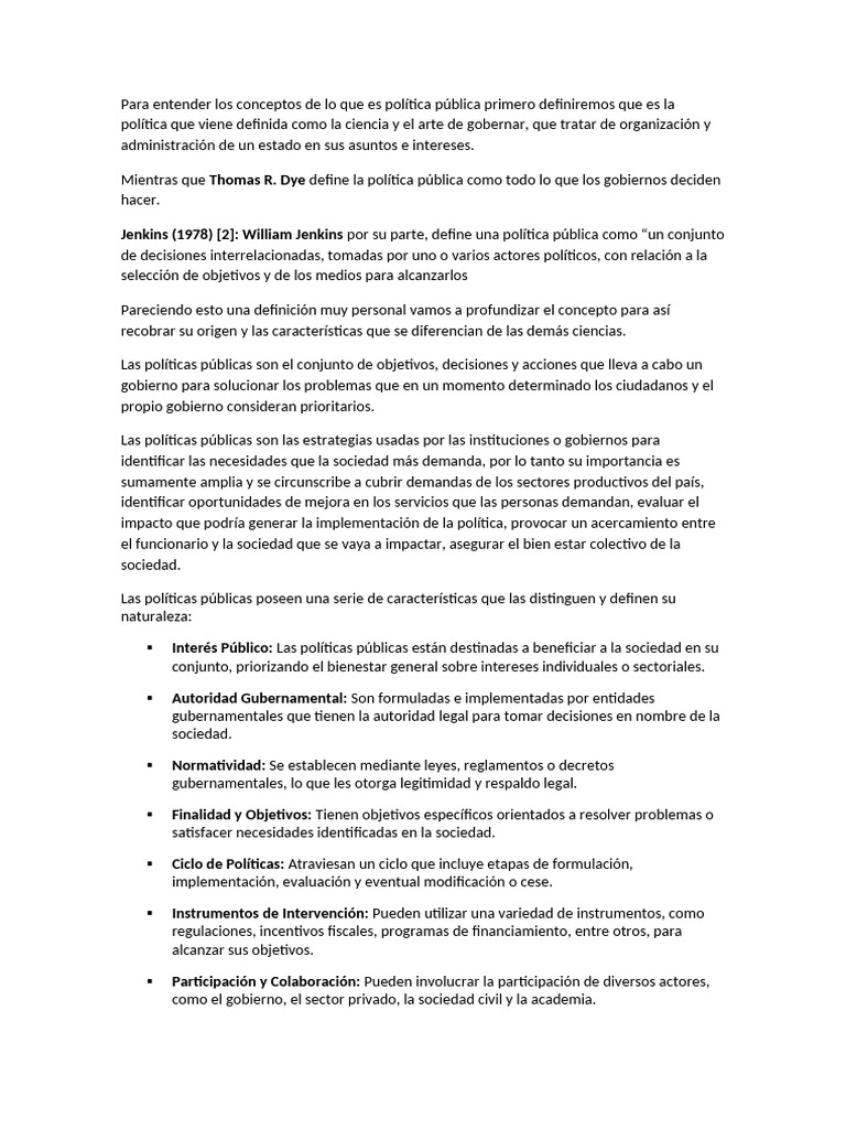 Introduccion a la politicas publicas | PDF | Economias | Ciencias Políticas