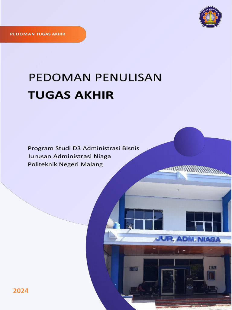 PEDOMAN PENULISAN TUGAS AKHIR D3 ADBIS (GABUNGAN) | PDF