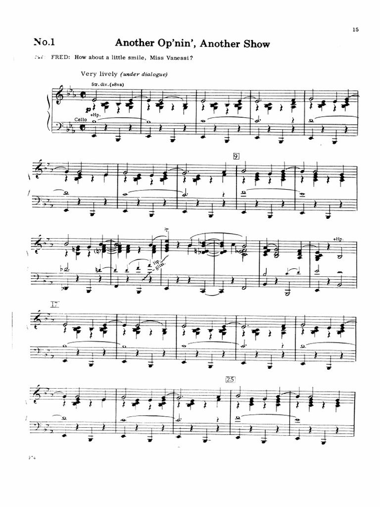 Another Opening From Kiss Me Kate - Score | PDF