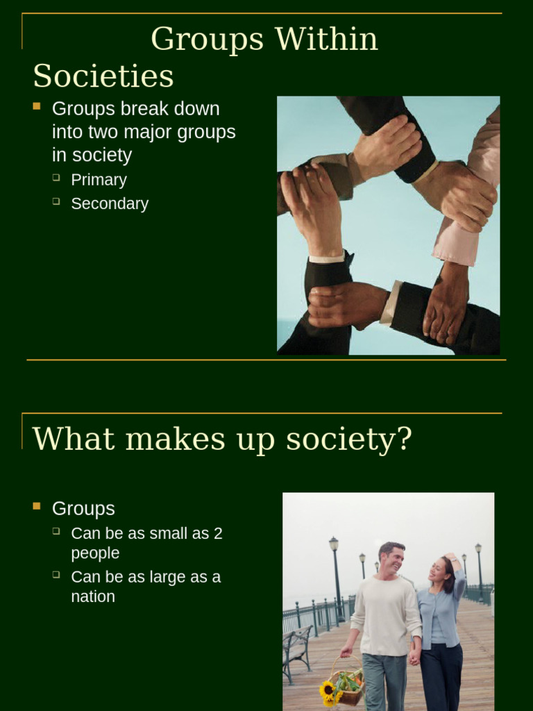 Understanding Social Groups in Society | PDF | Attitude (Psychology ...