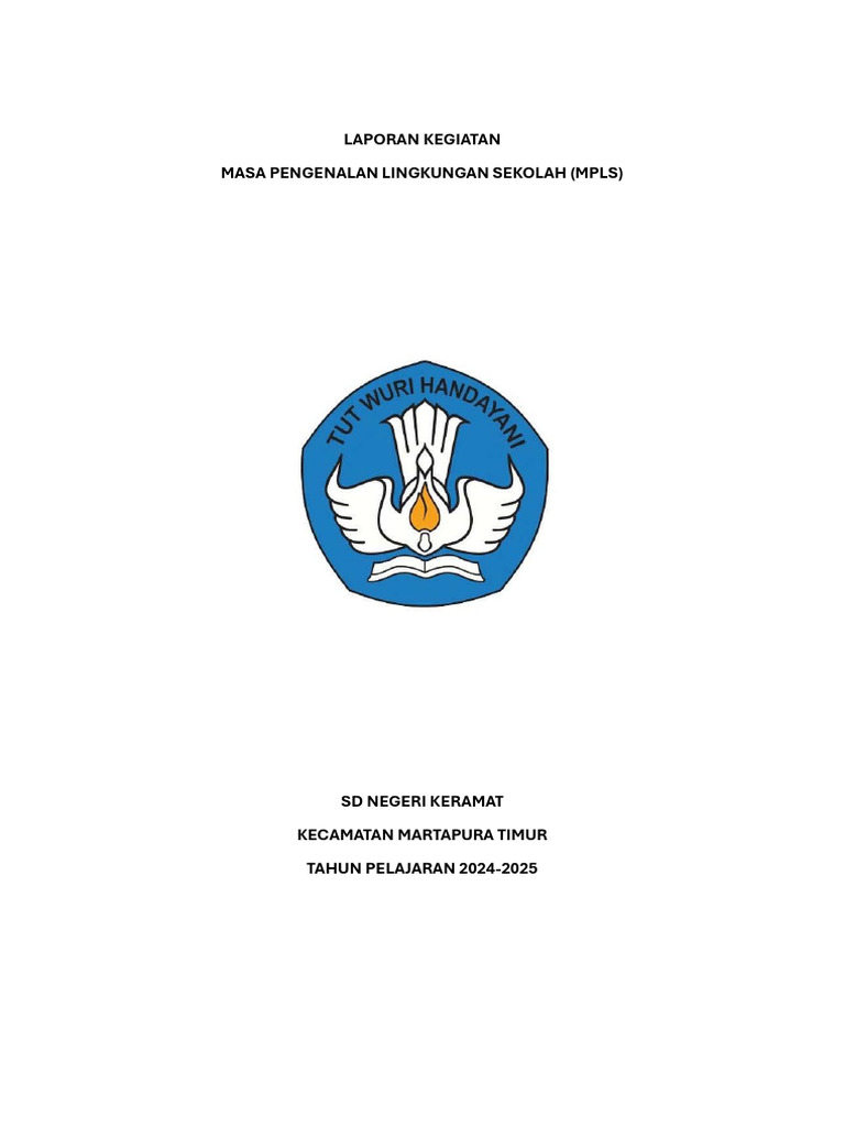 Laporan MPLS 2024:2025 SDN Keramat Kec - Martapura Timur | PDF