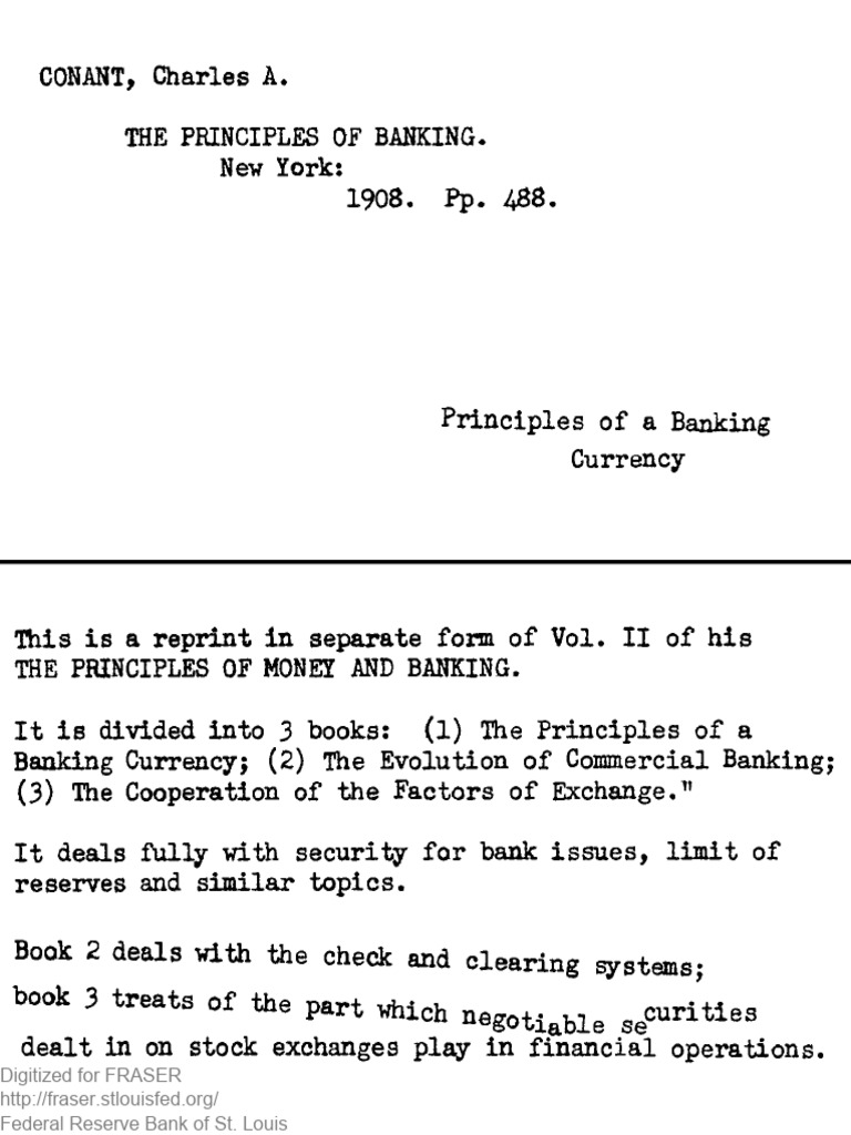 Money and Banking - Textbooks 1870-1913 - Fraser - Federal - PDF Room ...