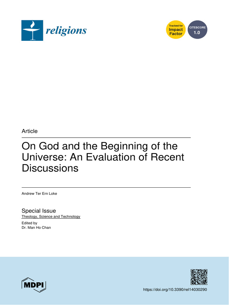 Loke, Andrew - (2023) On God and the Beginnin | PDF | Metaphysics
