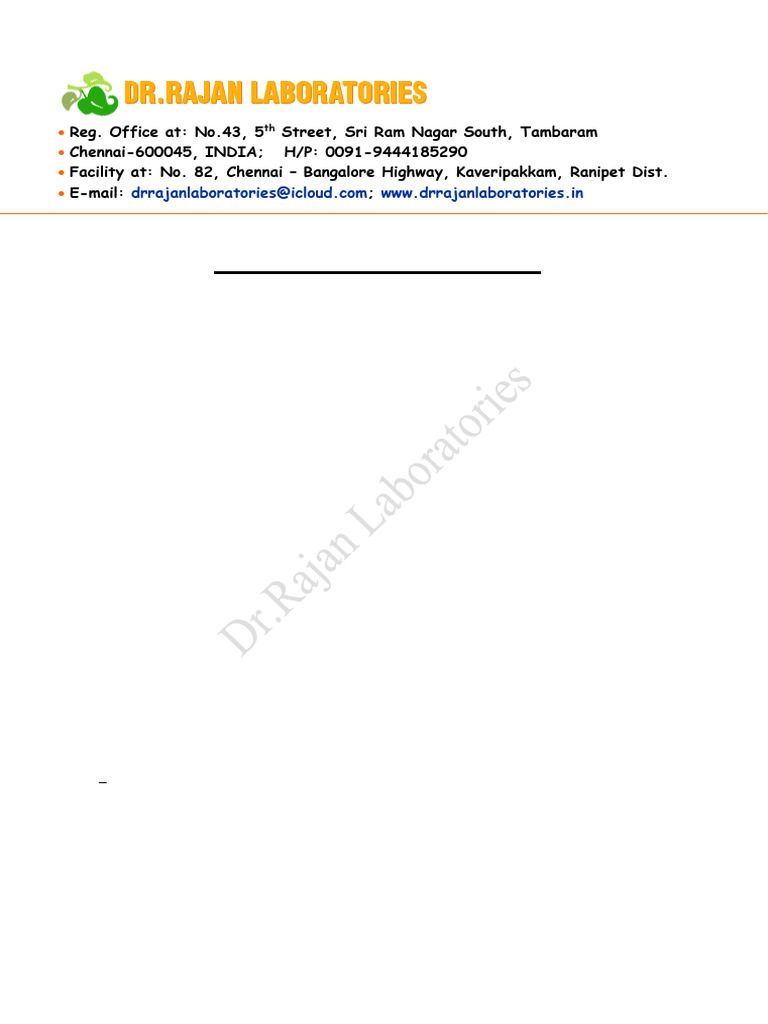 Metarhizium Anisopliae - Description, COA and MSDS | PDF