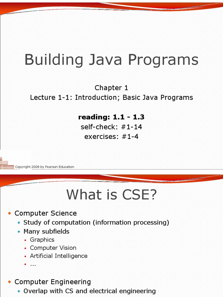 Building Java Programs | PDF