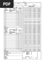FIBA Basketball Scoresheet Template | PDF | Referee | Entertainment
