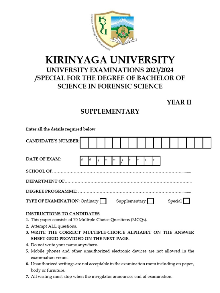 HNS 2234 MEDICAL SURGICAL NURSING II YEAR II SUPPLEMENTARY | PDF ...