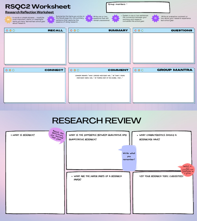 RSQC2 Chart Research PR1 | PDF | Cognition | Cognitive Science