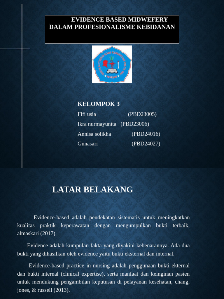 PPT KELOMPOK 3 PROFESIONALISME KEBIDANAN | PDF