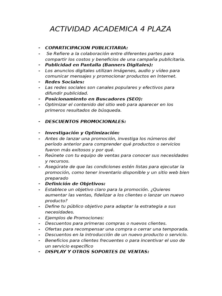 Actividad 4 | PDF | Publicidad | Comercio electrónico