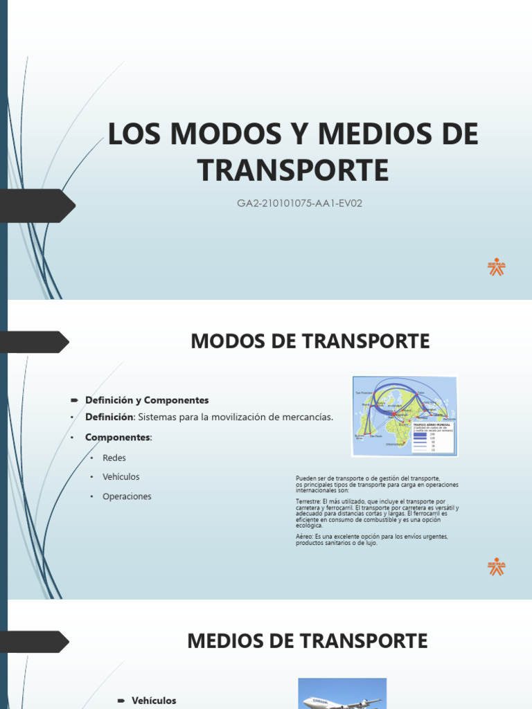 Modos y Medios de Transporte Eficientes | PDF | Transporte | Tren