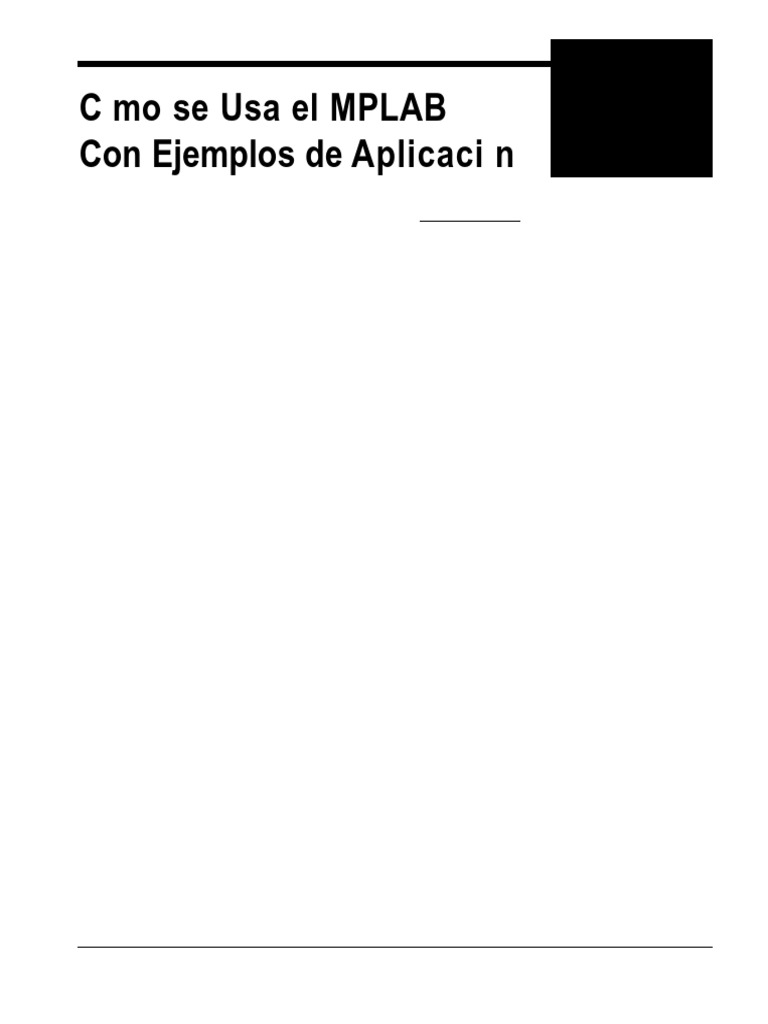 MPLAB | PDF | Programación | Programa de computadora