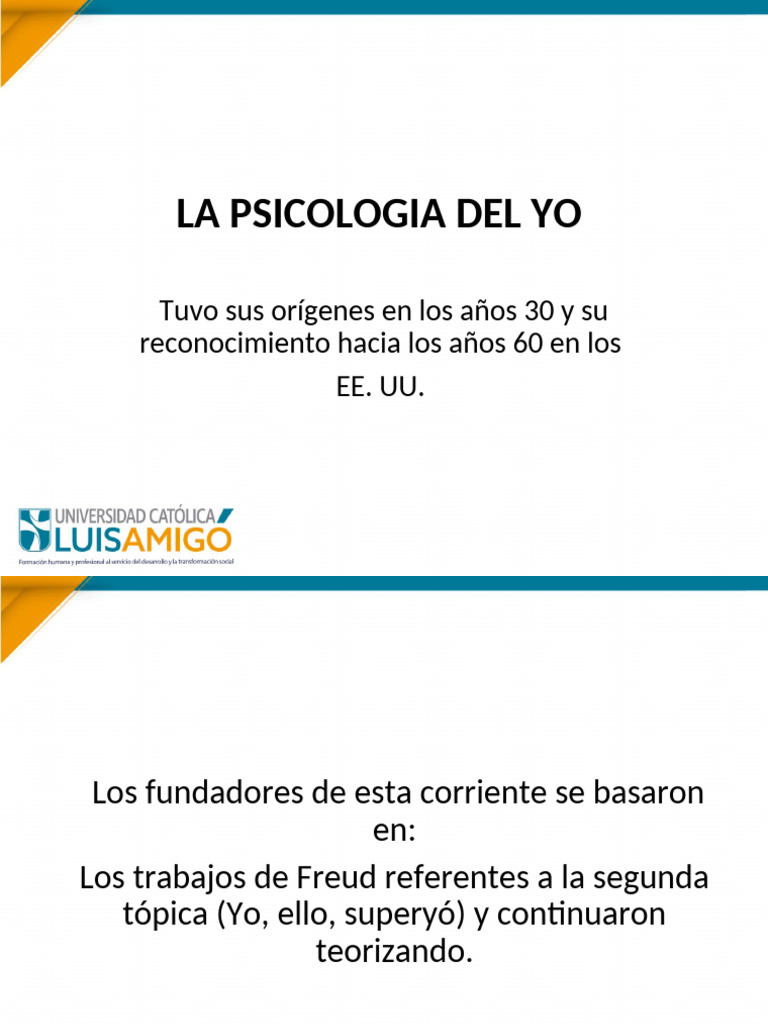 Hartmann y La Psicología Del Yo | PDF | Psicología del ego | Carné de identidad