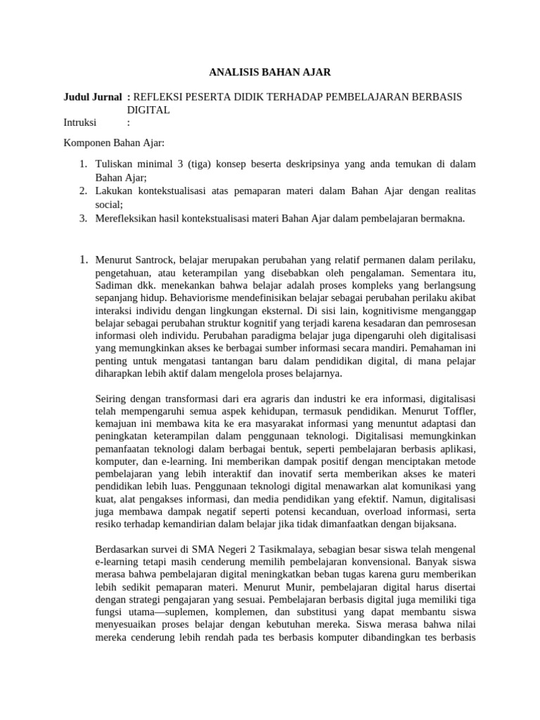 JURNAL MODUL 6UP | PDF