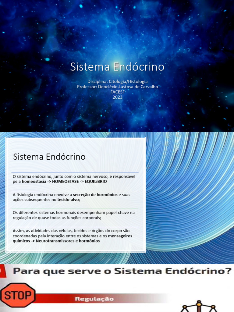 Aula 05 - Sistema Endócrino - Glândulas - Cito e Histo | PDF | Epitélio | Anatomia